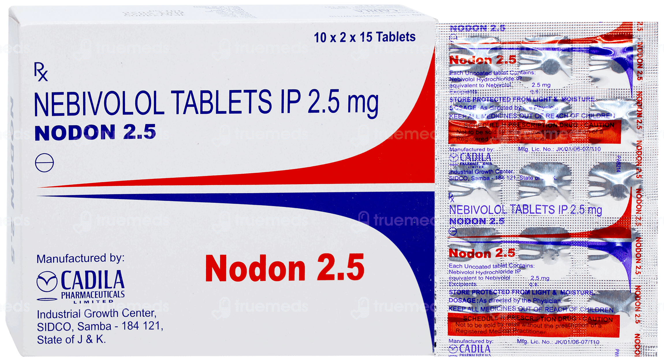 Nodon 2.5 MG | Order Nodon 2.5 MG Tablet Online at Truemeds