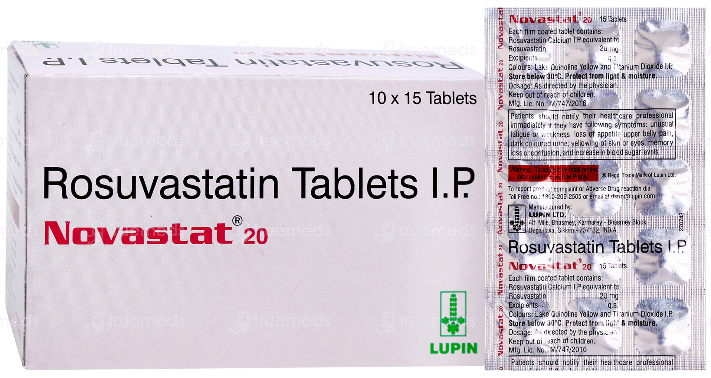 Novastat 20 Tablet: Uses, Side Effects, Price & Substitutes