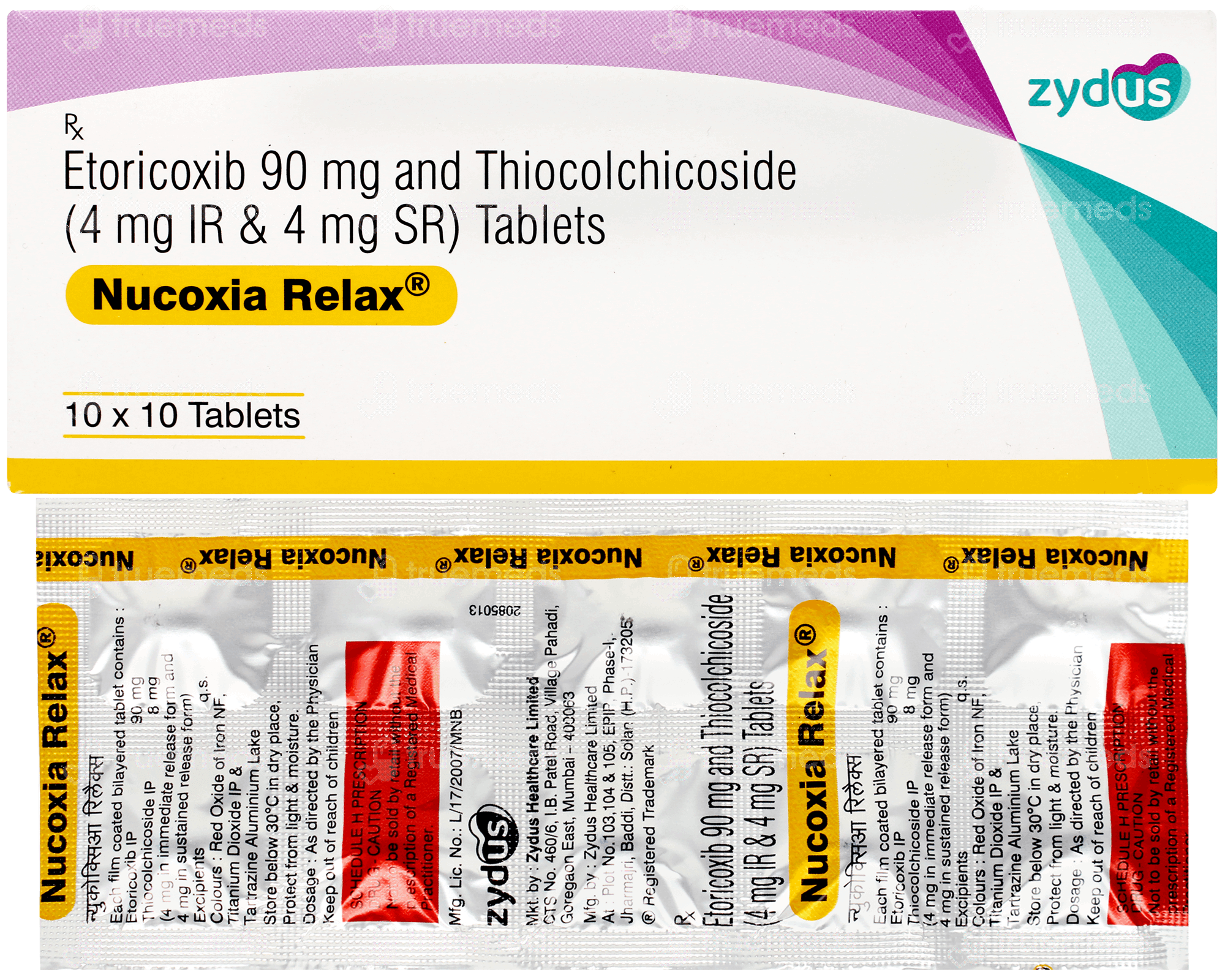Nucoxia Relax 90/8 MG | Order Nucoxia Relax 90/8 MG Tablet Online at ...