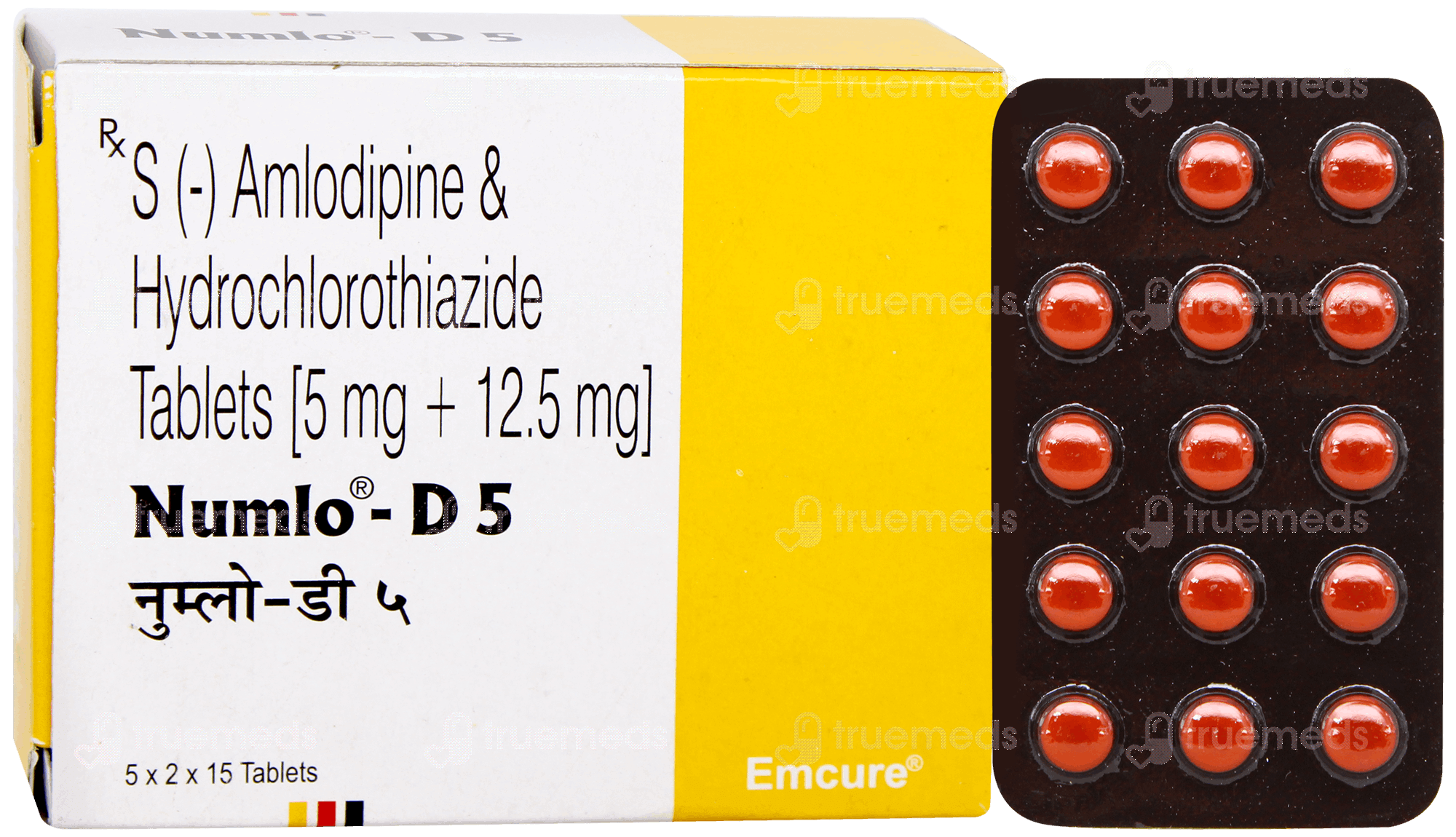 Numlo D 5/12.5 MG | Order Numlo D 5/12.5 MG Tablet Online at Truemeds
