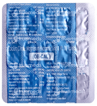 Ob Cal Tablet 15 - Uses, Side Effects, Dosage, Price | Truemeds