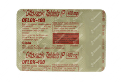 Oflox 400 MG Tablet 10 - Uses, Side Effects, Dosage, Price | Truemeds