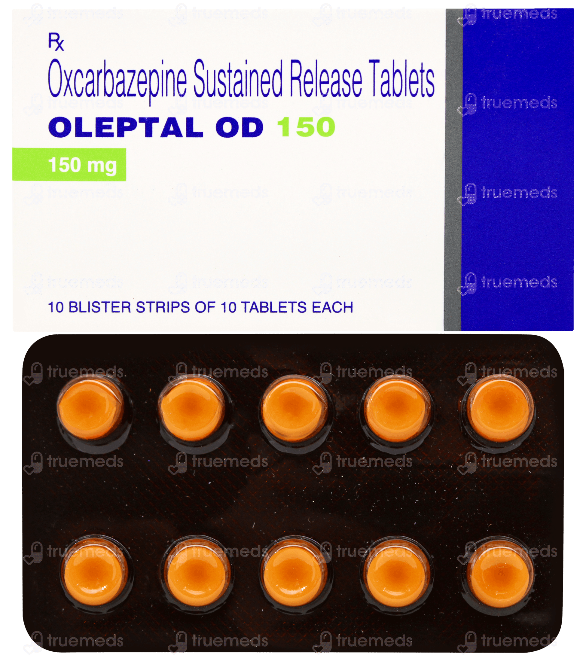 Oleptal Od 150 Mg Tablet 10 - Uses, Side Effects, Dosage, Price | Truemeds