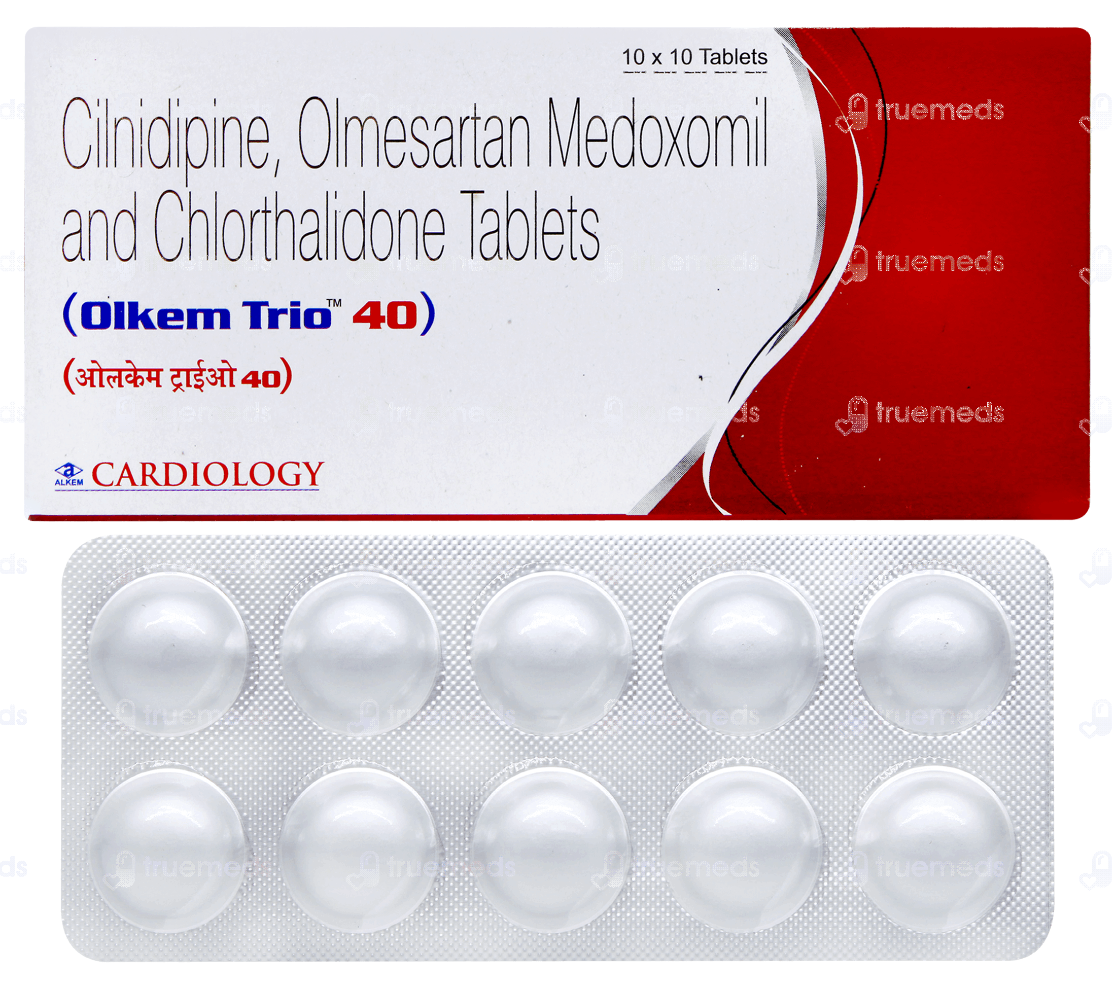 Olkem Trio 40 Mg Tablet 10 - Uses, Side Effects, Dosage, Price | Truemeds
