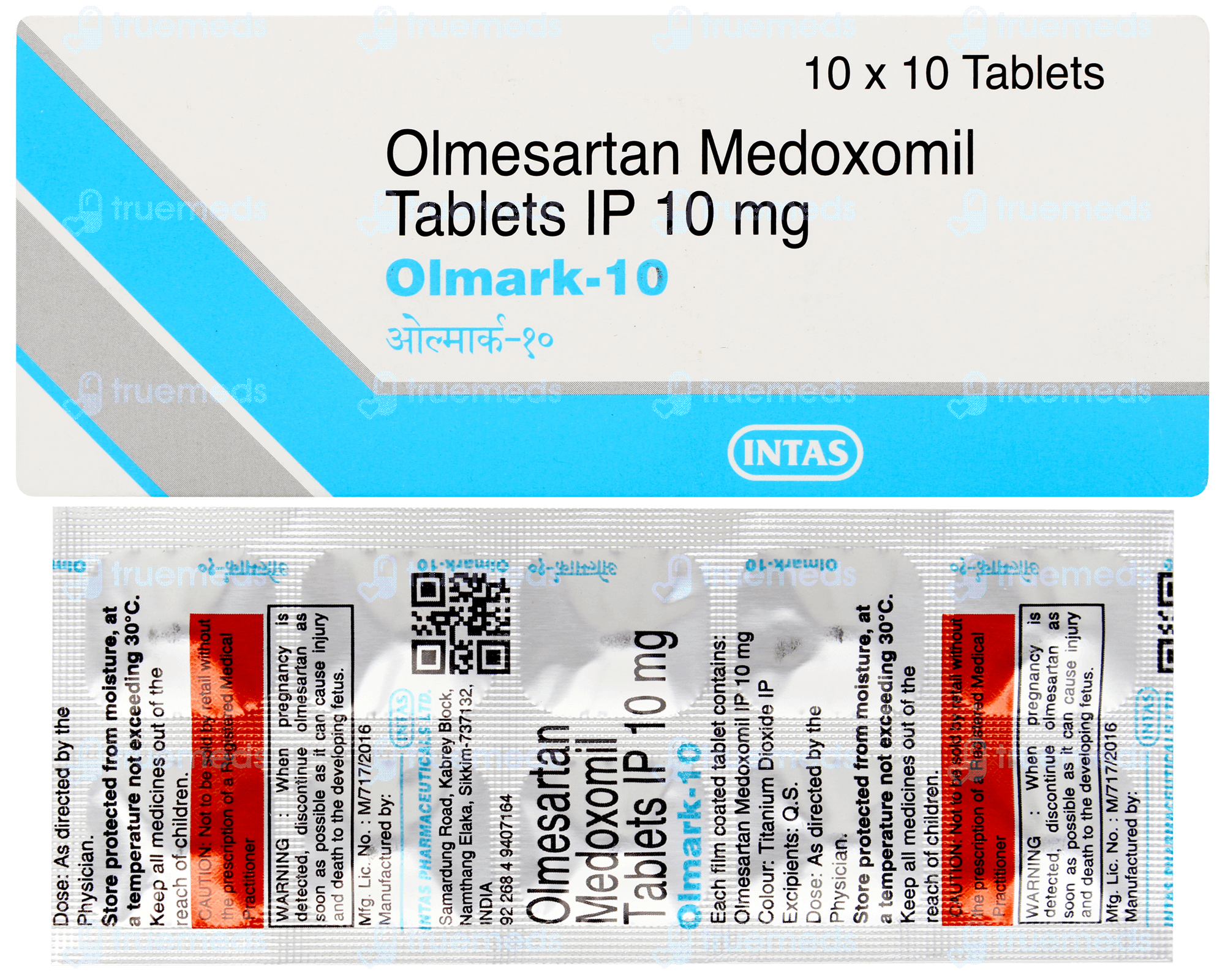 Olmark 10 Tablet 10: Uses, Side Effects, Price & Substitutes
