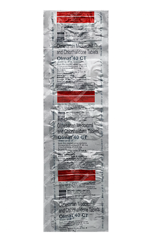 Olmat 40 Ct Tablet: Uses, Side Effects, Price & Substitutes