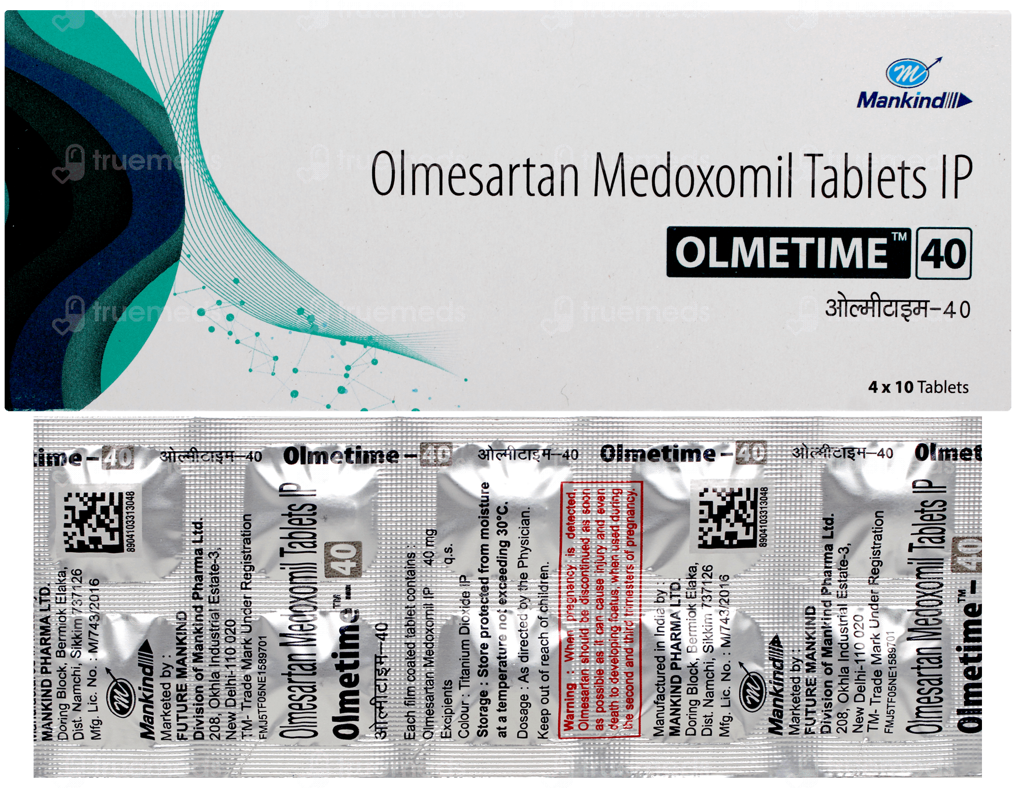 Olmetime 40 Tablet 10: Uses, Side Effects, Price & Substitutes