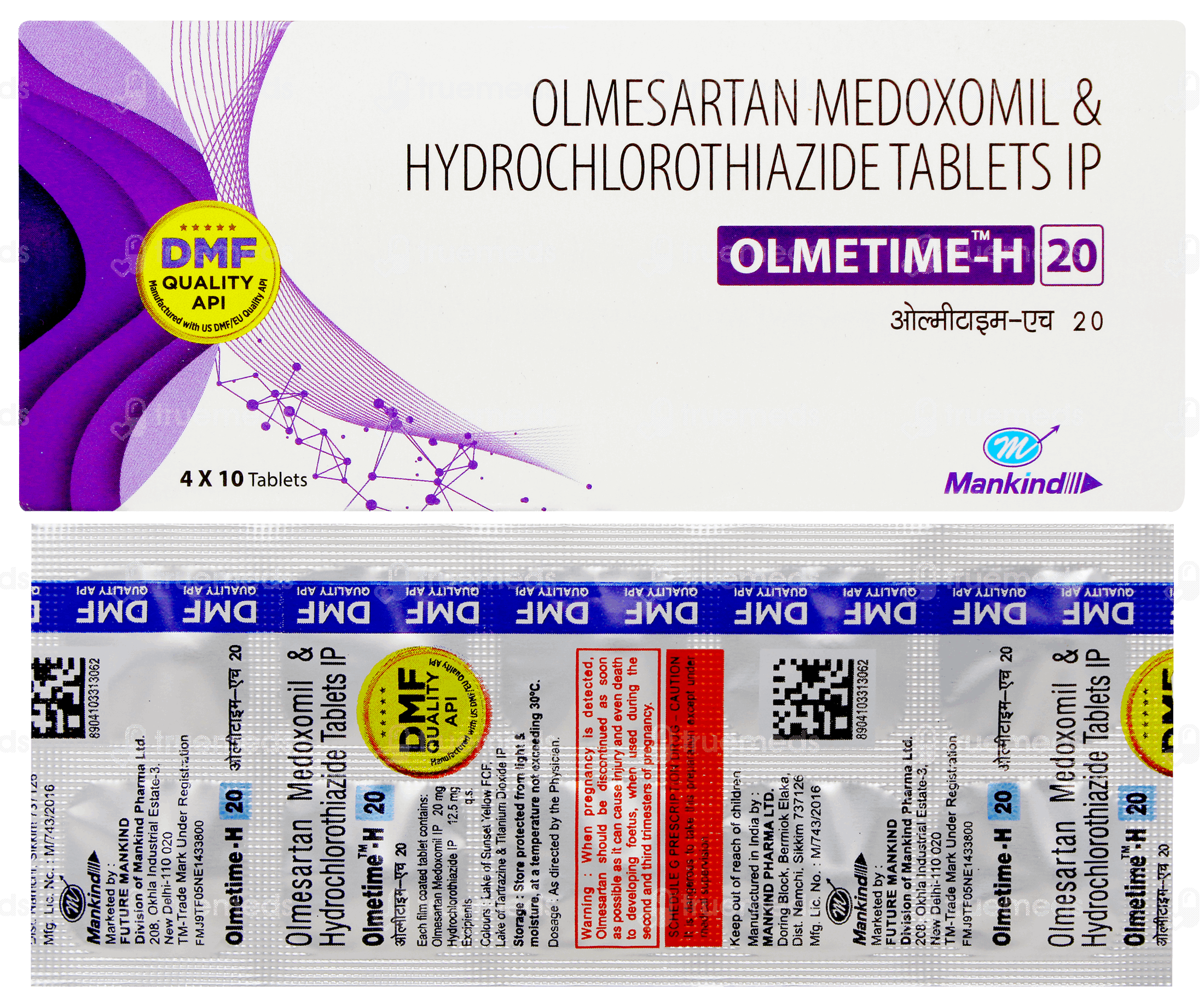 Olmetime H 20/12.5 MG | Order Olmetime H 20/12.5 MG Tablet Online at ...