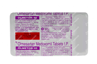 Olmetor 40 Tablet 10: Uses, Side Effects, Price & Substitutes