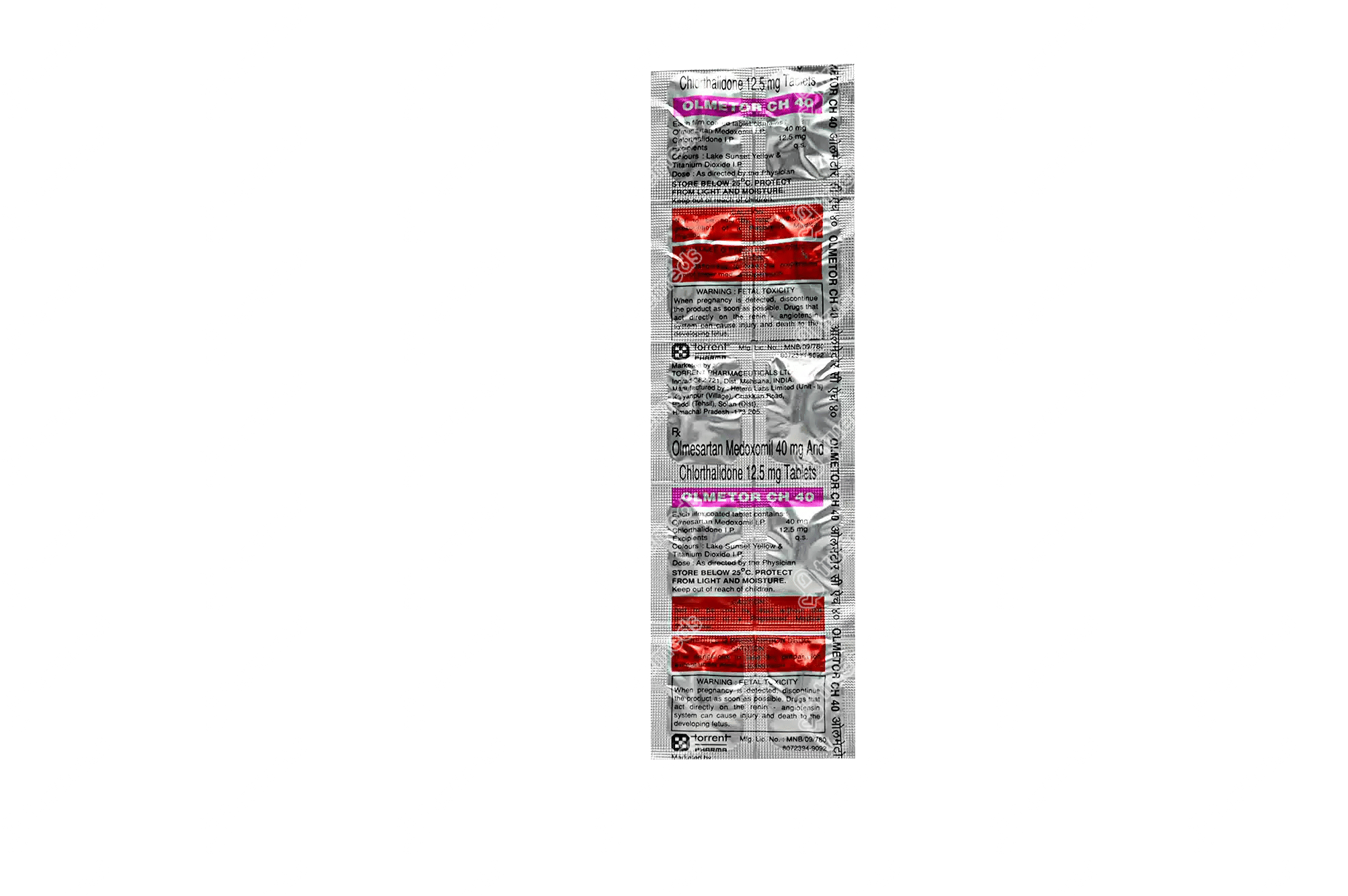Olmetor Ch 40 Tablet: Uses, Side Effects, Price & Substitutes
