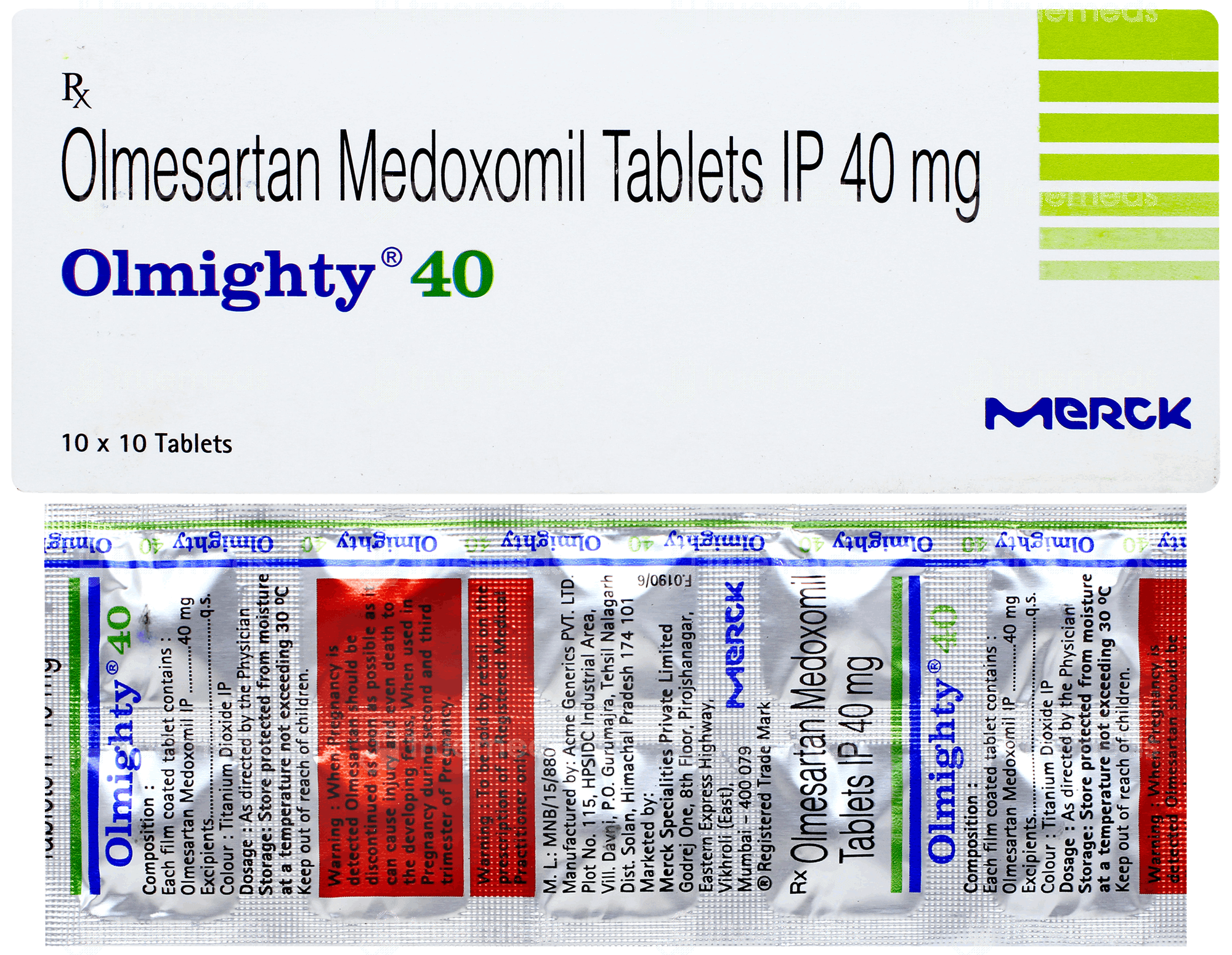Olmighty 40 Tablet 10: Uses, Side Effects, Price & Substitutes