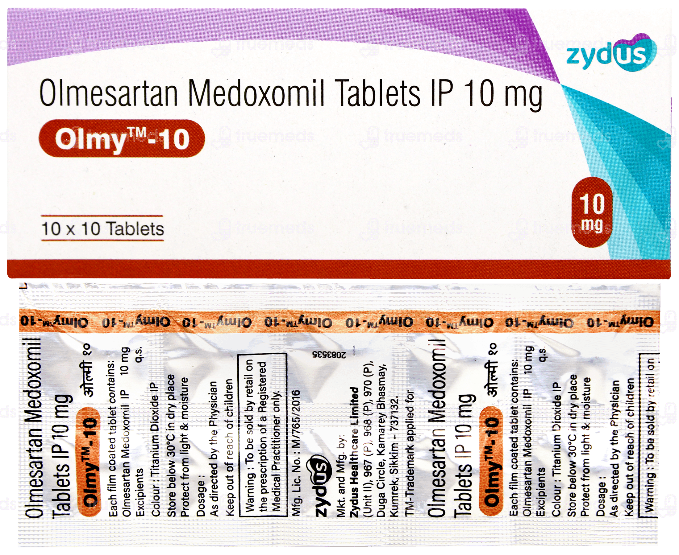 Olmy 10 Tablet 10: Uses, Side Effects, Price & Substitutes