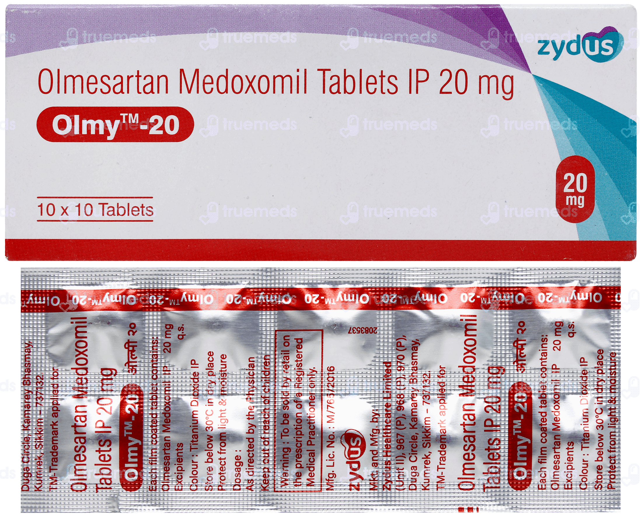 Olmy 20 Tablet 10: Uses, Side Effects, Price & Substitutes