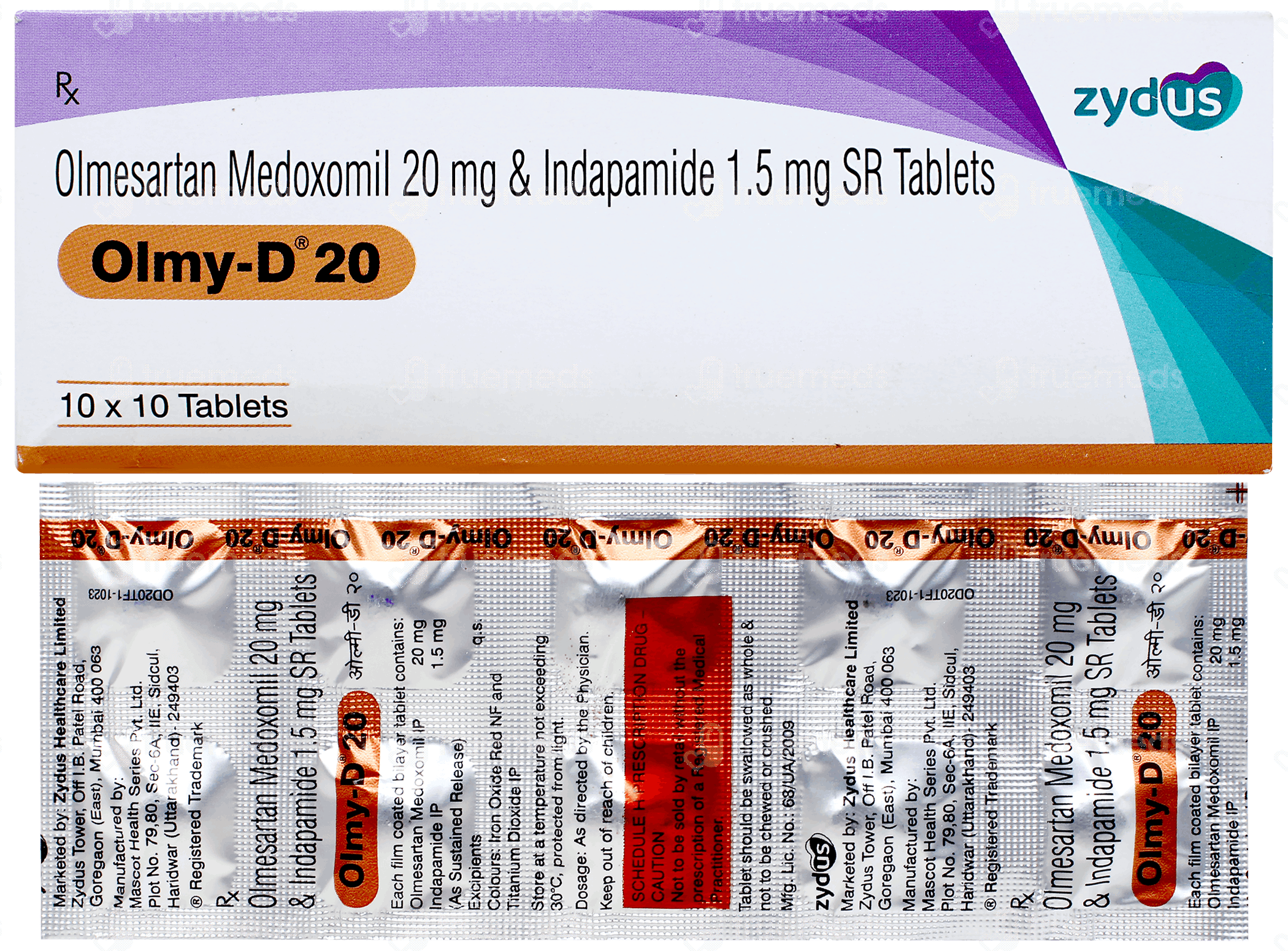 Olmy D 20/1.5 MG | Order Olmy D 20/1.5 MG Tablet Sr Online at Truemeds