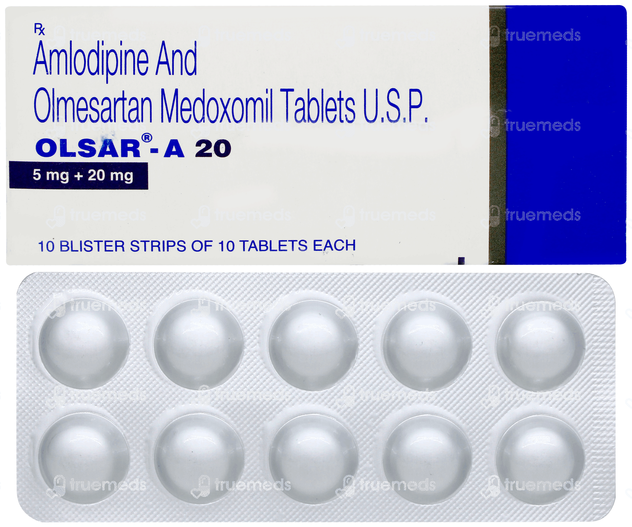 Olsar A 20/5 MG | Order Olsar A 20/5 MG Tablet Online at Truemeds