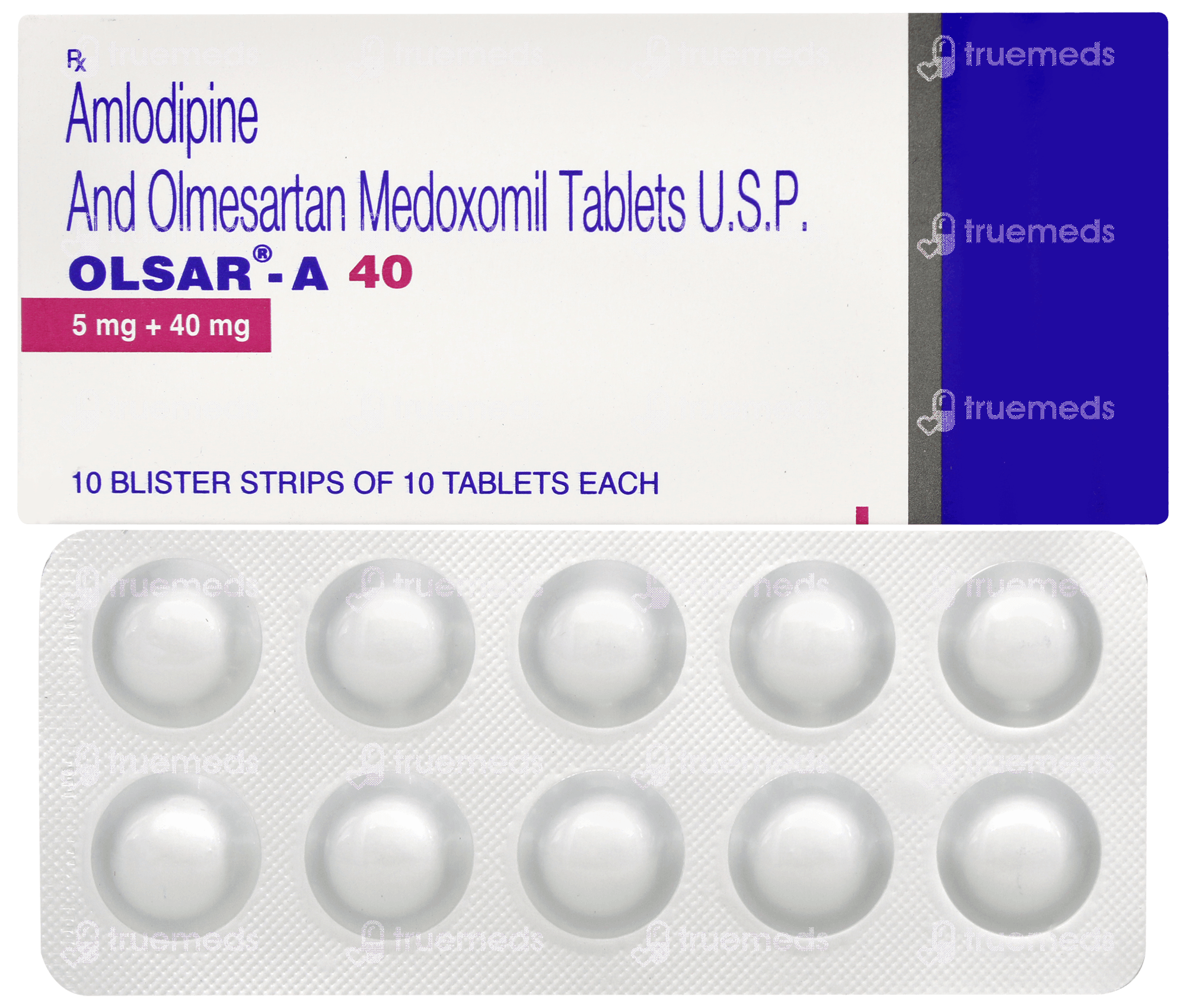 Olsar A 40/5 MG | Order Olsar A 40/5 MG Tablet Online at Truemeds