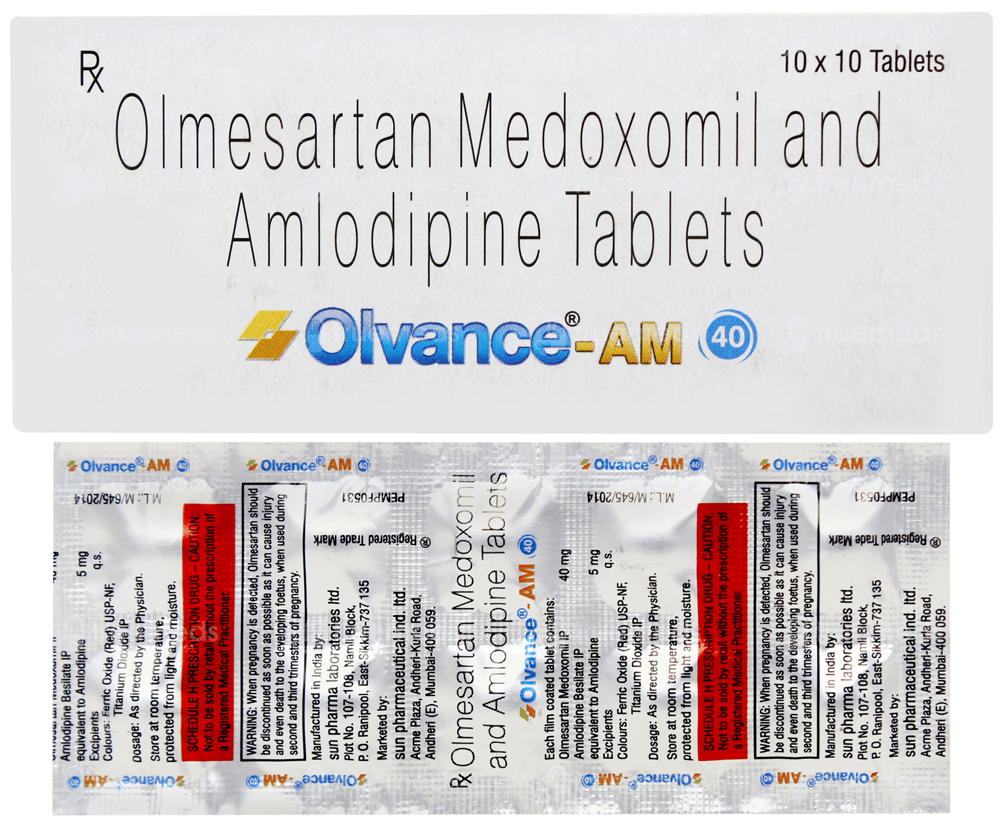 Olvance Am 40/5 MG | Order Olvance Am 40/5 MG Tablet Online at Truemeds