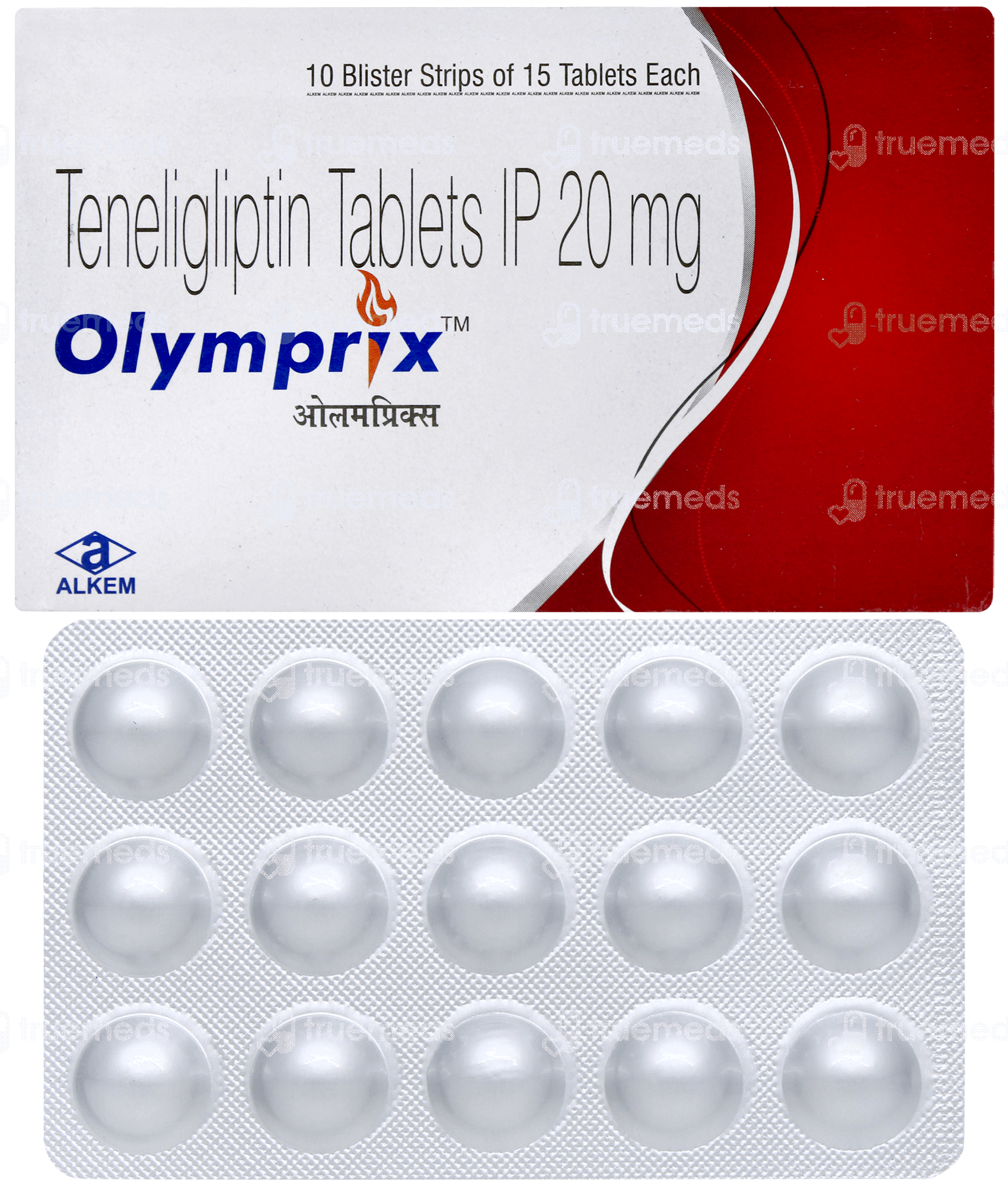 Olymprix 20 Mg Tablet 15 - Uses, Side Effects, Dosage, Price | Truemeds