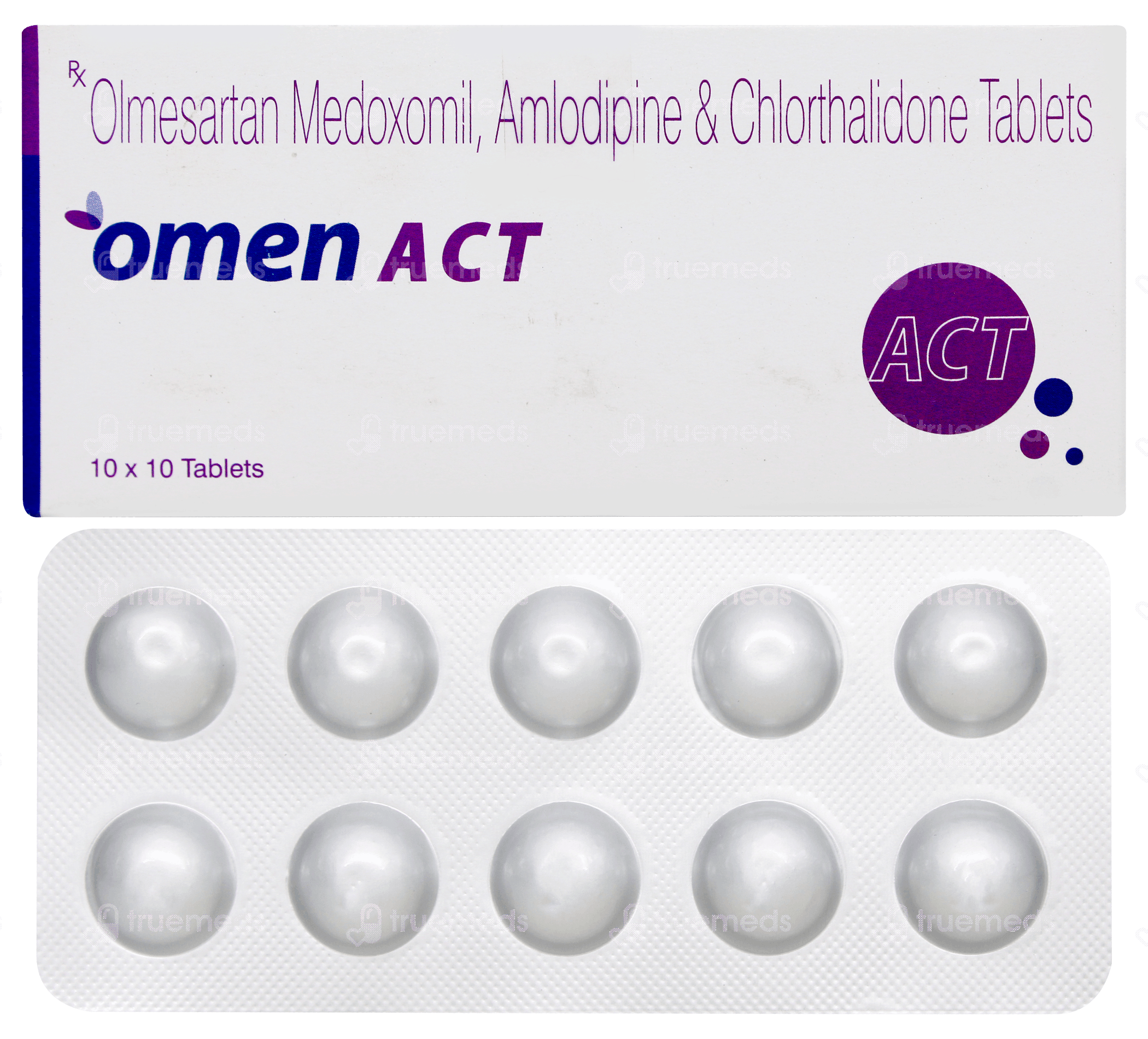 Omen Act 205125 Mg Tablet 10 - Uses, Side Effects, Dosage, Price | Truemeds