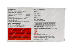 Omnicef Plus 200/200 MG Tablet 10 - Uses, Side Effects, Dosage, Price ...