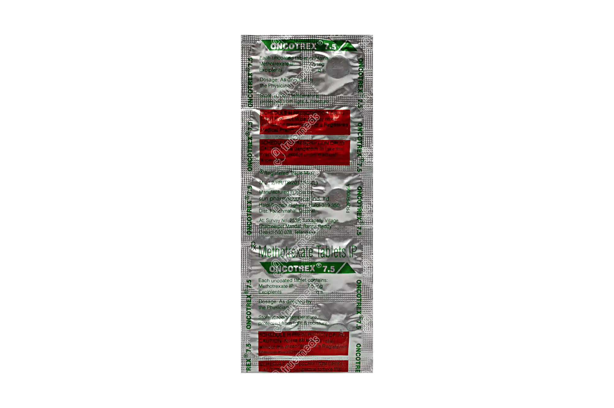 Oncotrex 7.5 MG | Order Oncotrex 7.5 MG Tablet Online at Truemeds