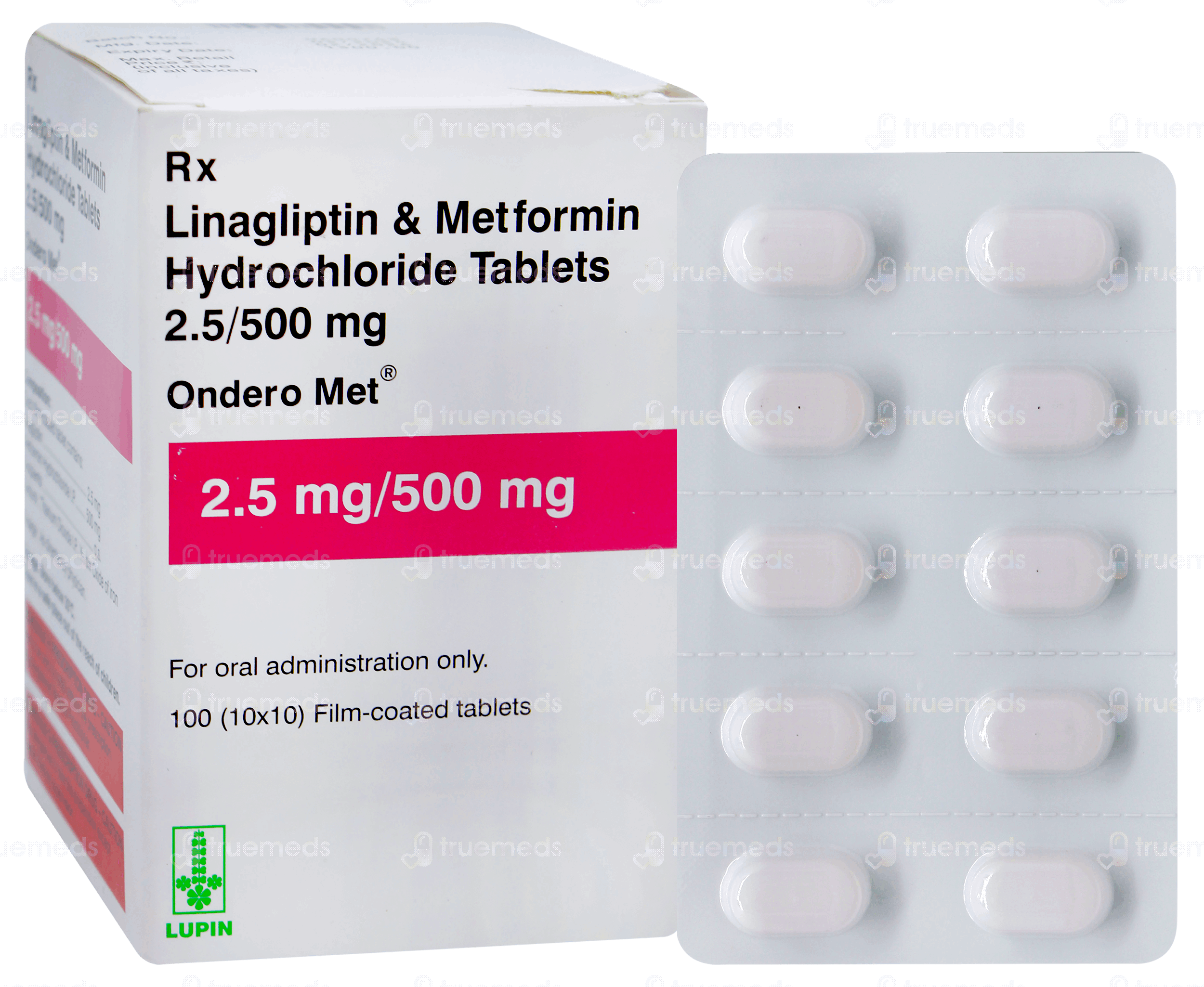 Ondero Met 2.5/500 MG | Order Ondero Met 2.5/500 MG Tablet Online at ...