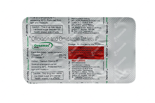Ornamac 200500 Mg Tablet 10 - Uses, Side Effects, Dosage, Price | Truemeds