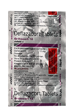Orthocort 12 MG | Order Orthocort 12 MG Tablet Online at Truemeds