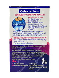 Ostocalcium Plus | Order Ostocalcium Plus Tablet Online at Truemeds