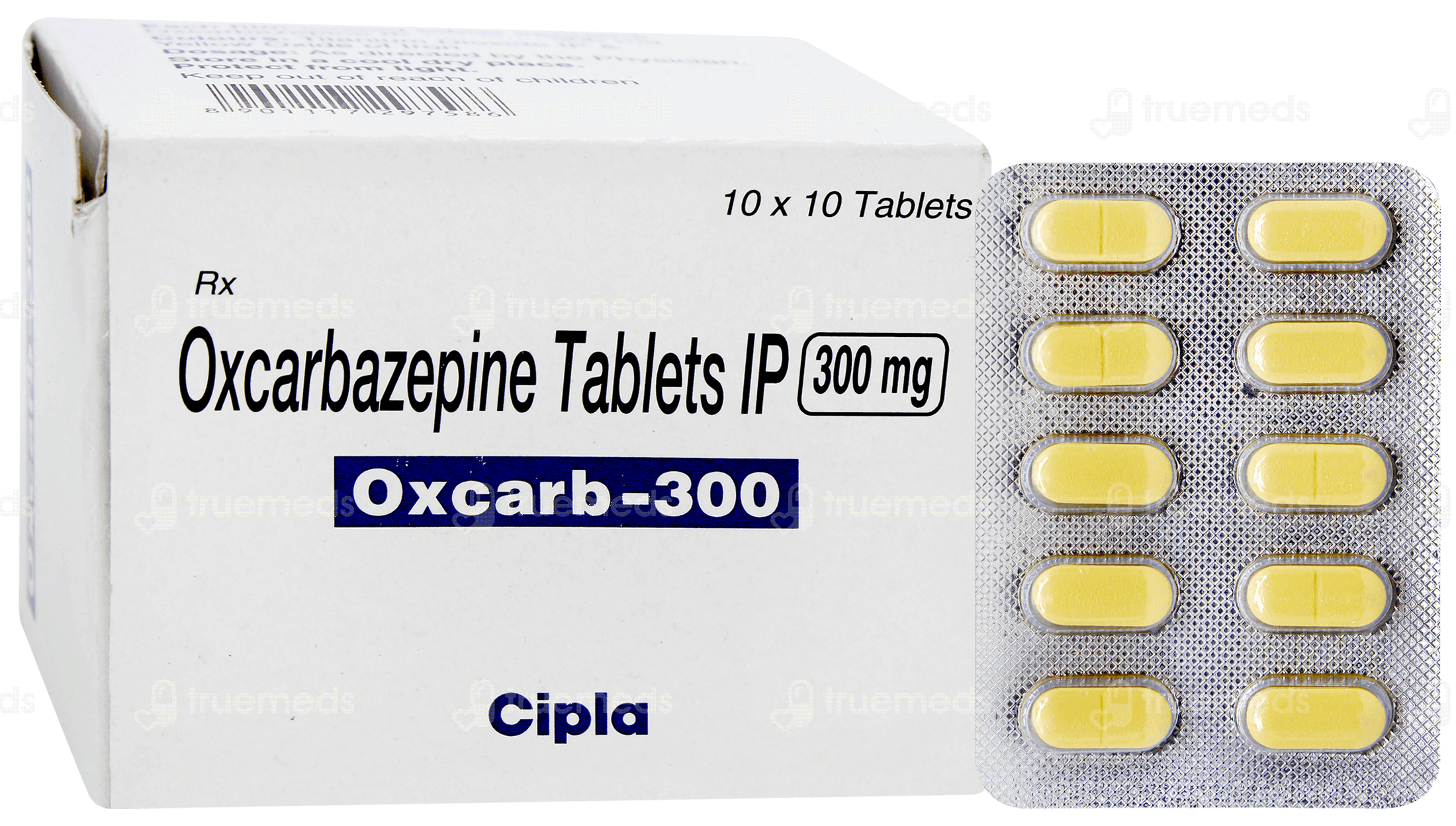 Oxcarb 300 Mg Tablet 10 - Uses, Side Effects, Dosage, Price | Truemeds