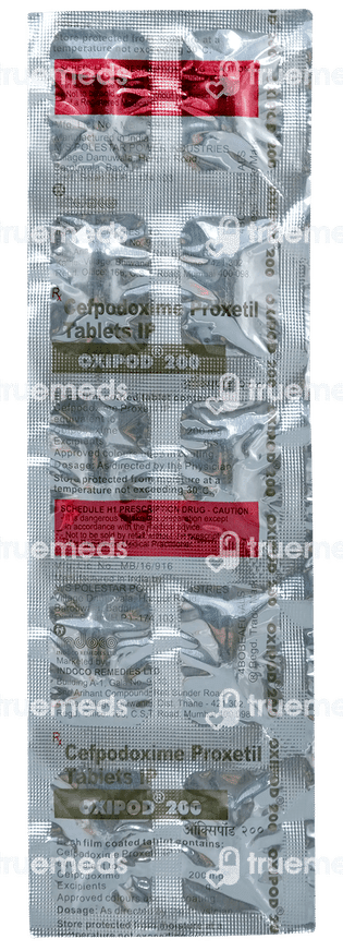 Oxipod 200 Mg Tablet: Uses, Side Effects, Price & Substitutes