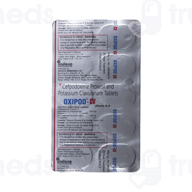 Oxipod Cv 200125 Mg Tablet 10 - Uses, Side Effects, Dosage, Price ...