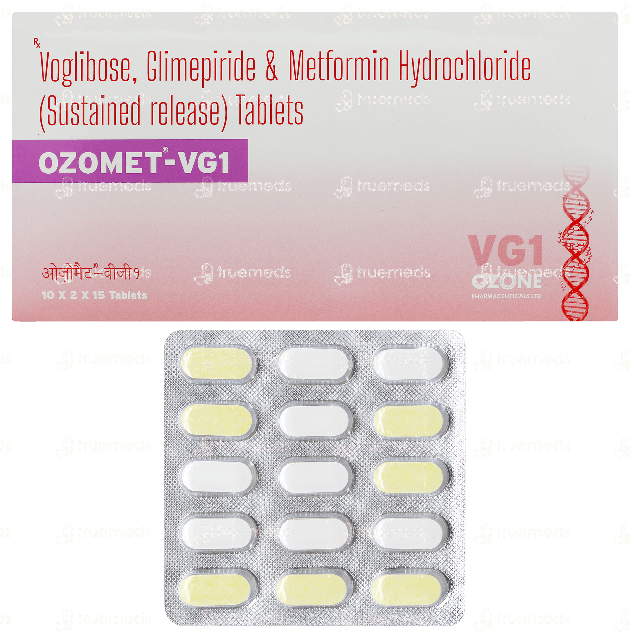 Ozomet Vg1 Tablet 15: Uses, Side Effects, Price & Substitutes