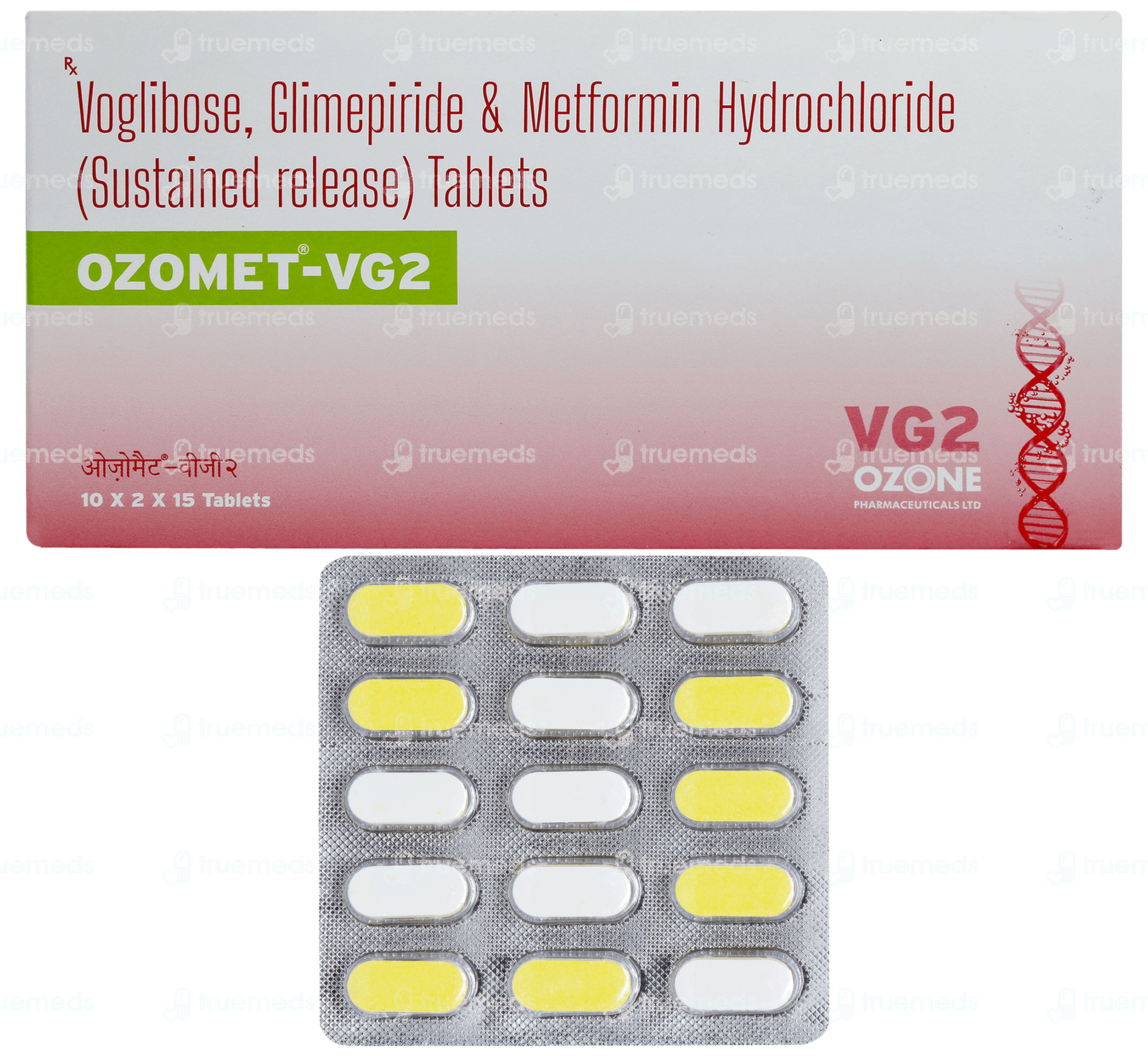 Ozomet Vg2 Tablet 15: Uses, Side Effects, Price & Substitutes