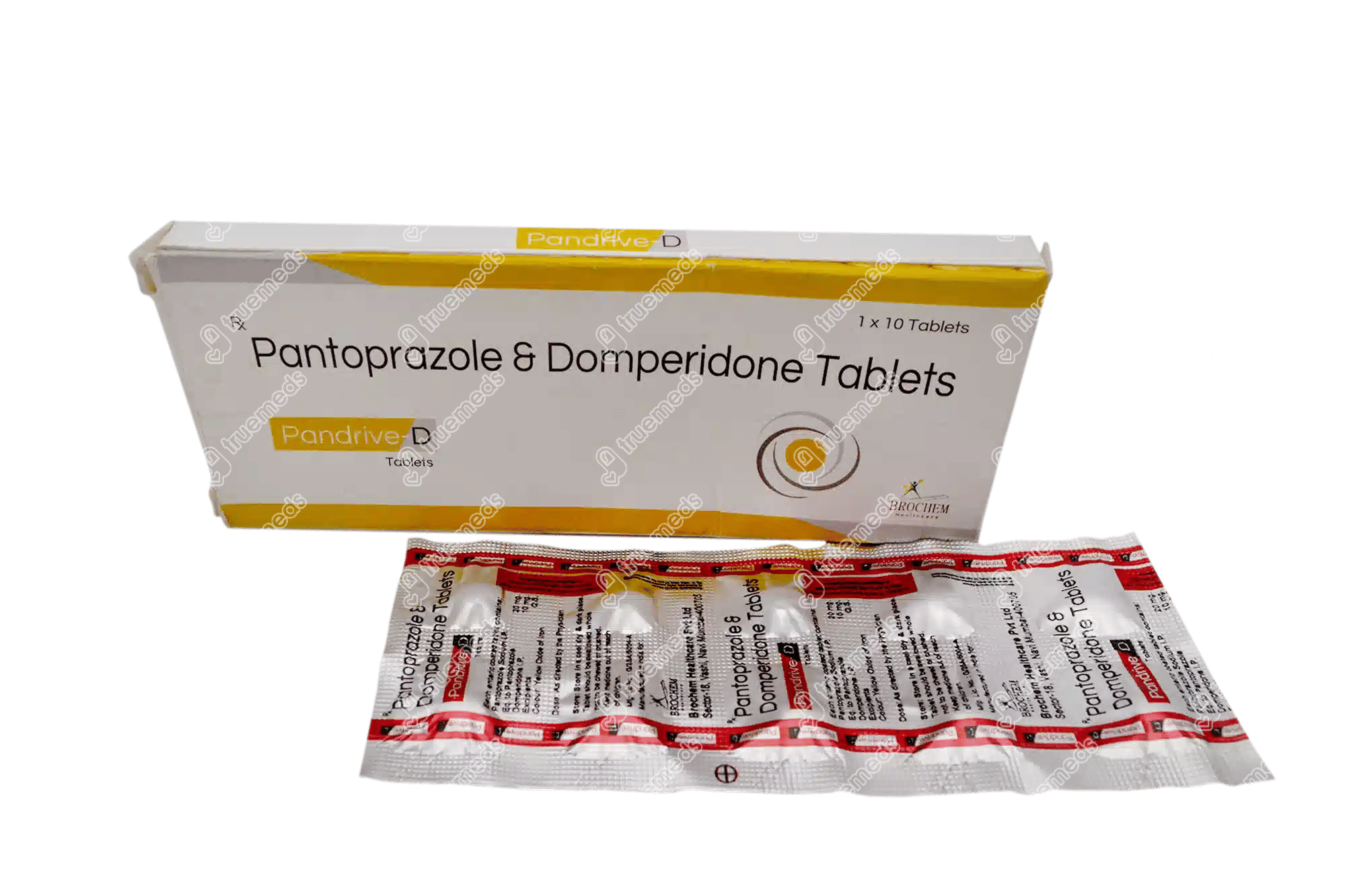 Pandrive D 10/20 Mg Tablet: Uses, Side Effects, Price & Substitutes