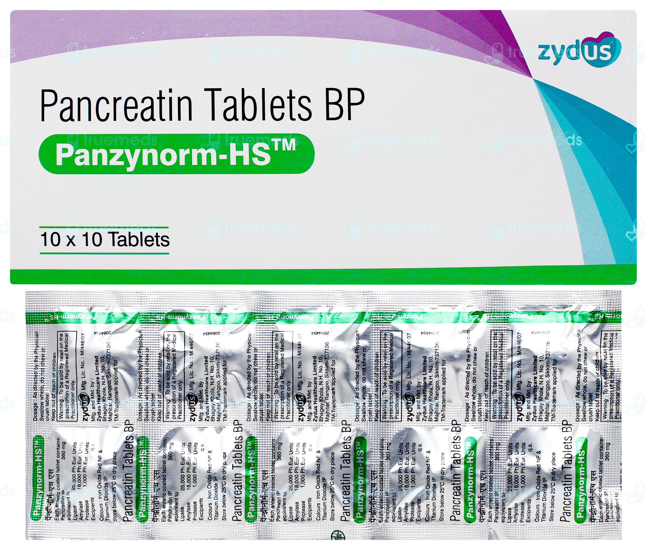 Panzynorm Hs 360 MG | Order Panzynorm Hs 360 MG Tablet Online at Truemeds