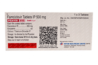 Penvir 500 MG Tablet | Order PENVIR 500 MG Tablet 3 Online at Truemeds
