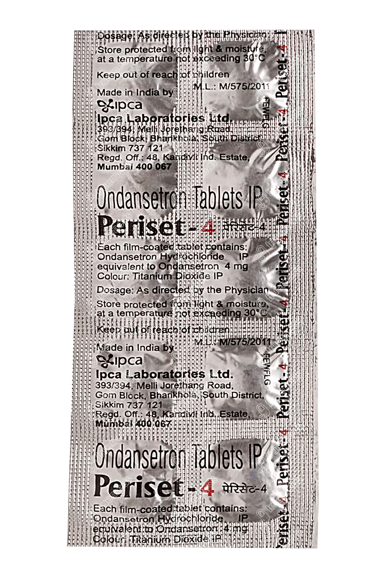 Periset 4 Tablet 10: Uses, Side Effects, Price & Substitutes