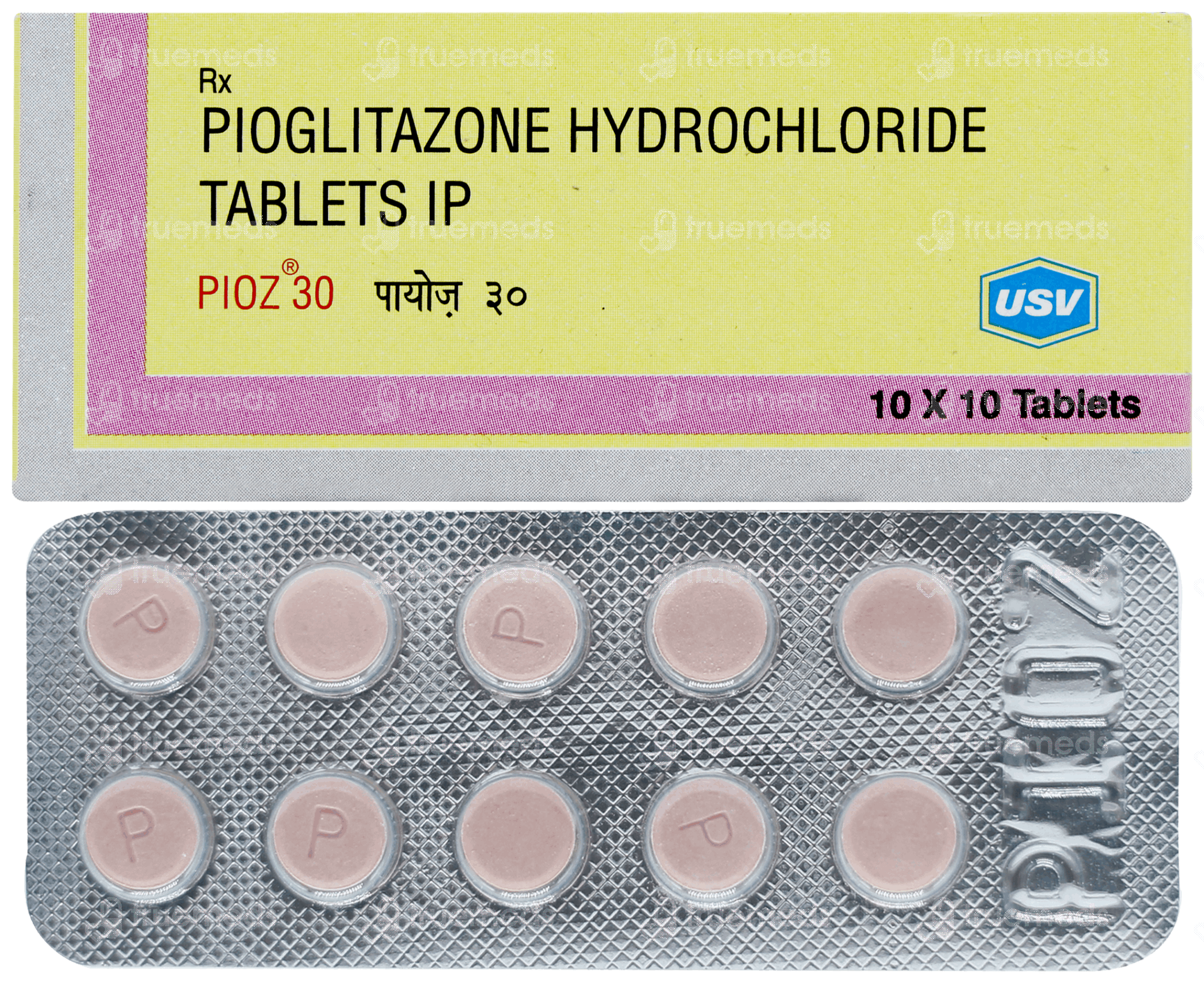 Pioz 30 Tablet: Uses, Side Effects, Price & Substitutes