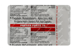 Pregeb Forte 75 Capsule 10 - Uses, Side Effects, Dosage, Price | Truemeds