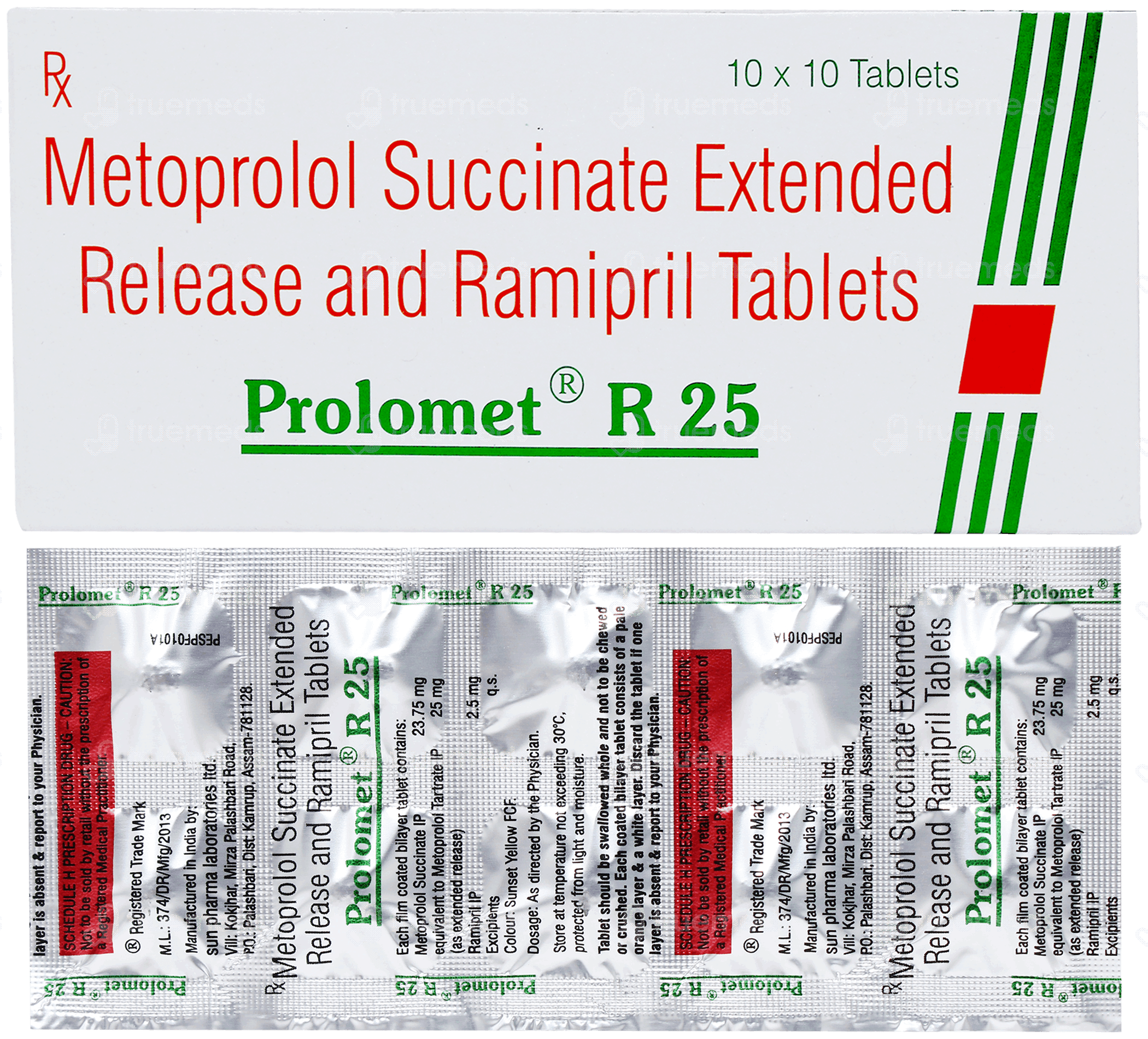 Prolomet R 25 Tablet 10: Uses, Side Effects, Price & Substitutes