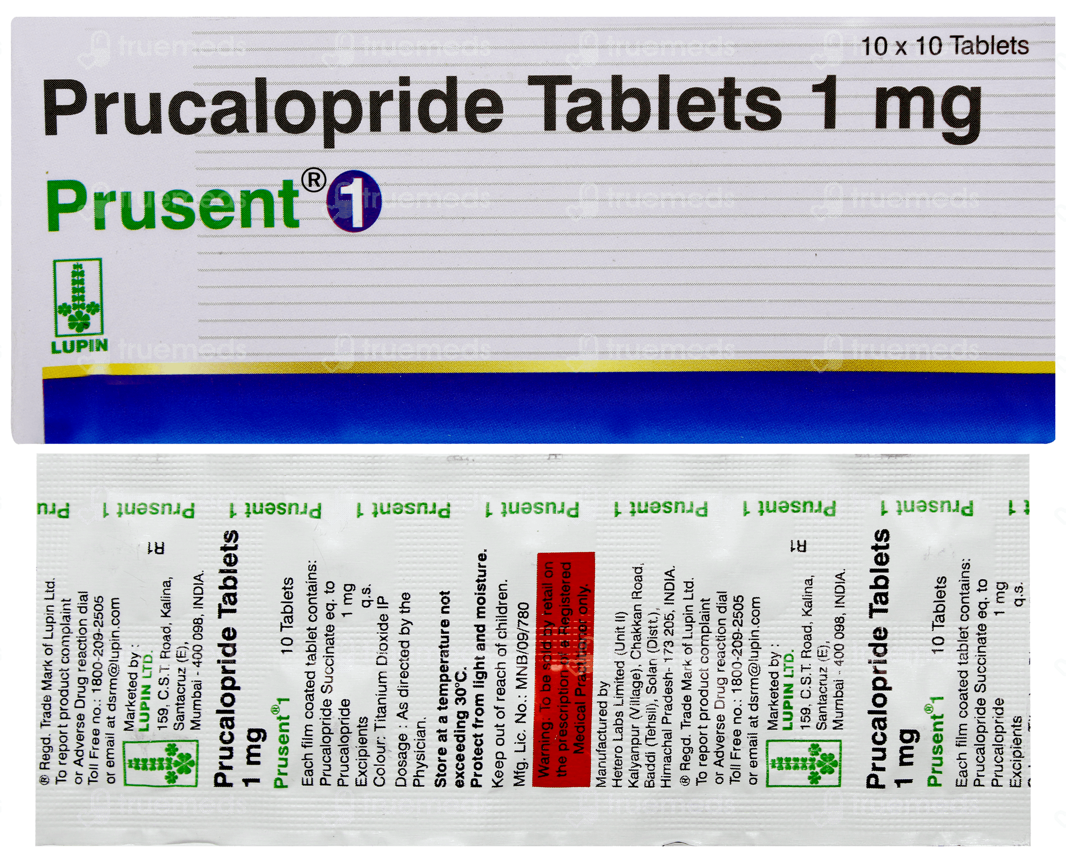 Prusent 1 MG | Order Prusent 1 MG Tablet Online at Truemeds