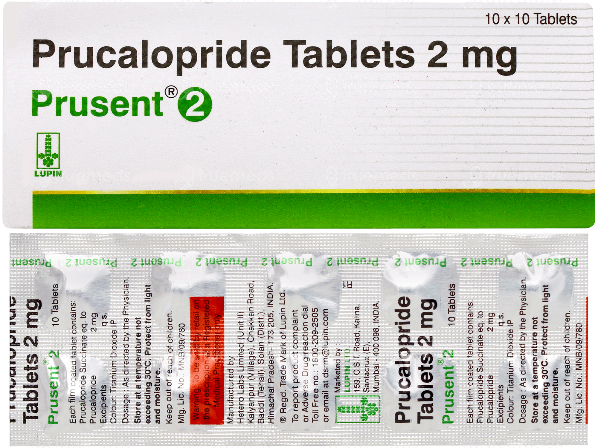 Prusent 2 MG | Order Prusent 2 MG Tablet Online at Truemeds
