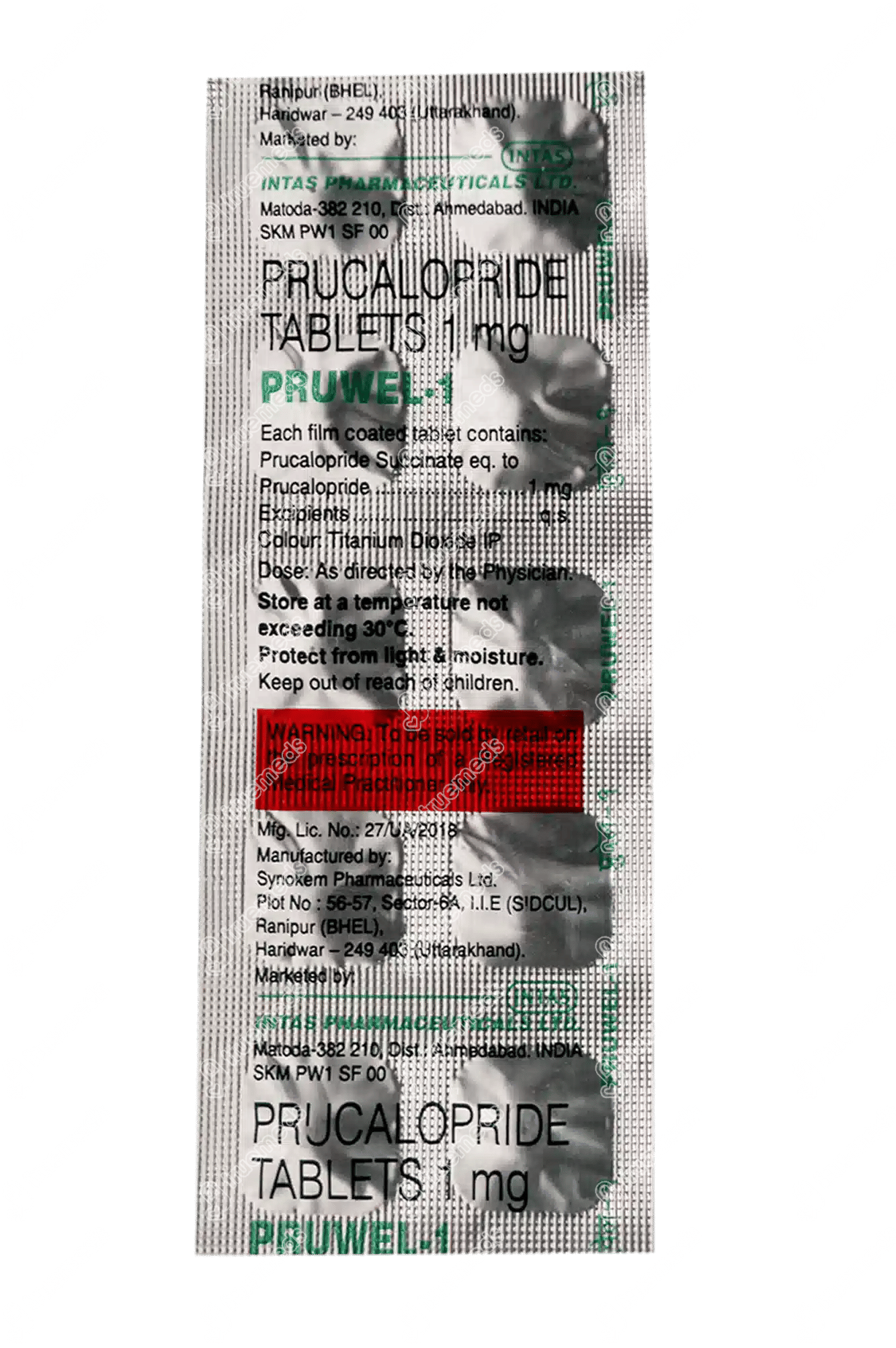 Pruwel 1 MG | Order Pruwel 1 MG Tablet Online at Truemeds