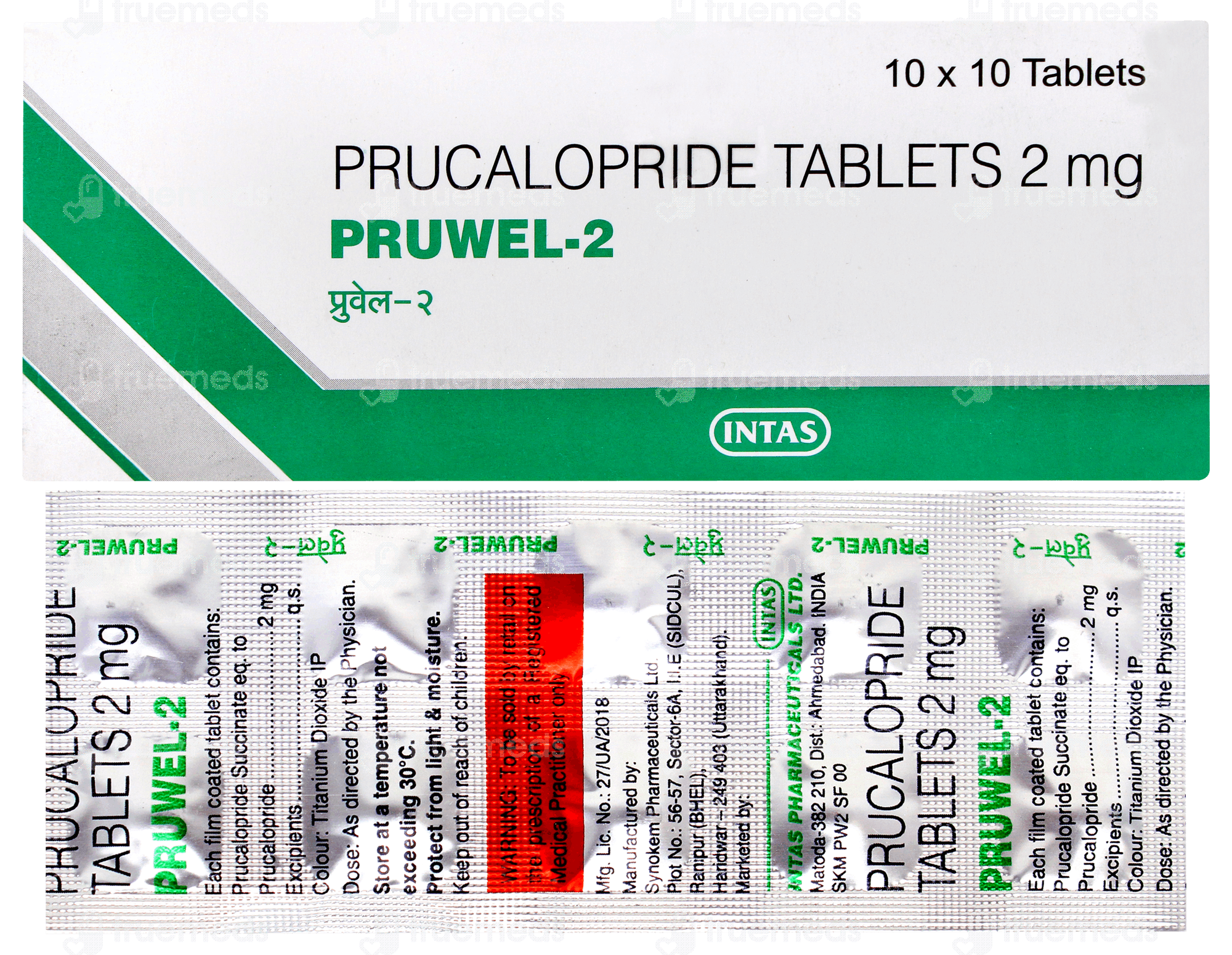Pruwel 2 MG | Order Pruwel 2 MG Tablet Online at Truemeds
