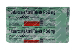 Pulmocef 500 MG Tablet 10 - Uses, Side Effects, Dosage, Price | Truemeds