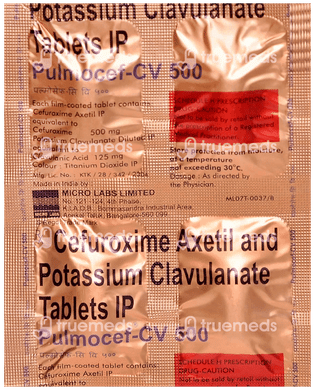 Pulmocef Cv 500 Tablet 4: Uses, Side Effects, Price & Substitutes