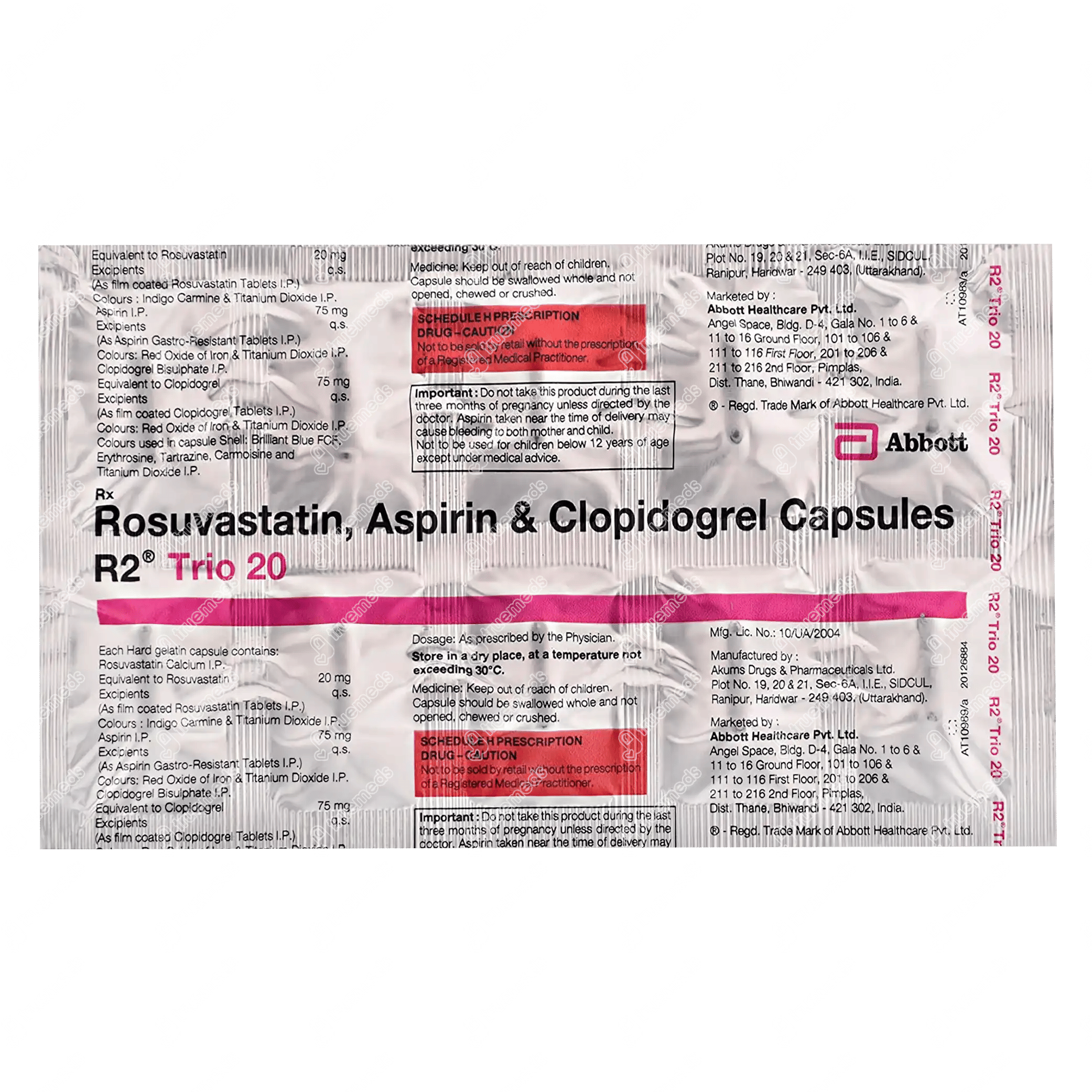 R2 Trio 75/20/75 MG | Order R2 Trio 75/20/75 MG Capsule Online at Truemeds