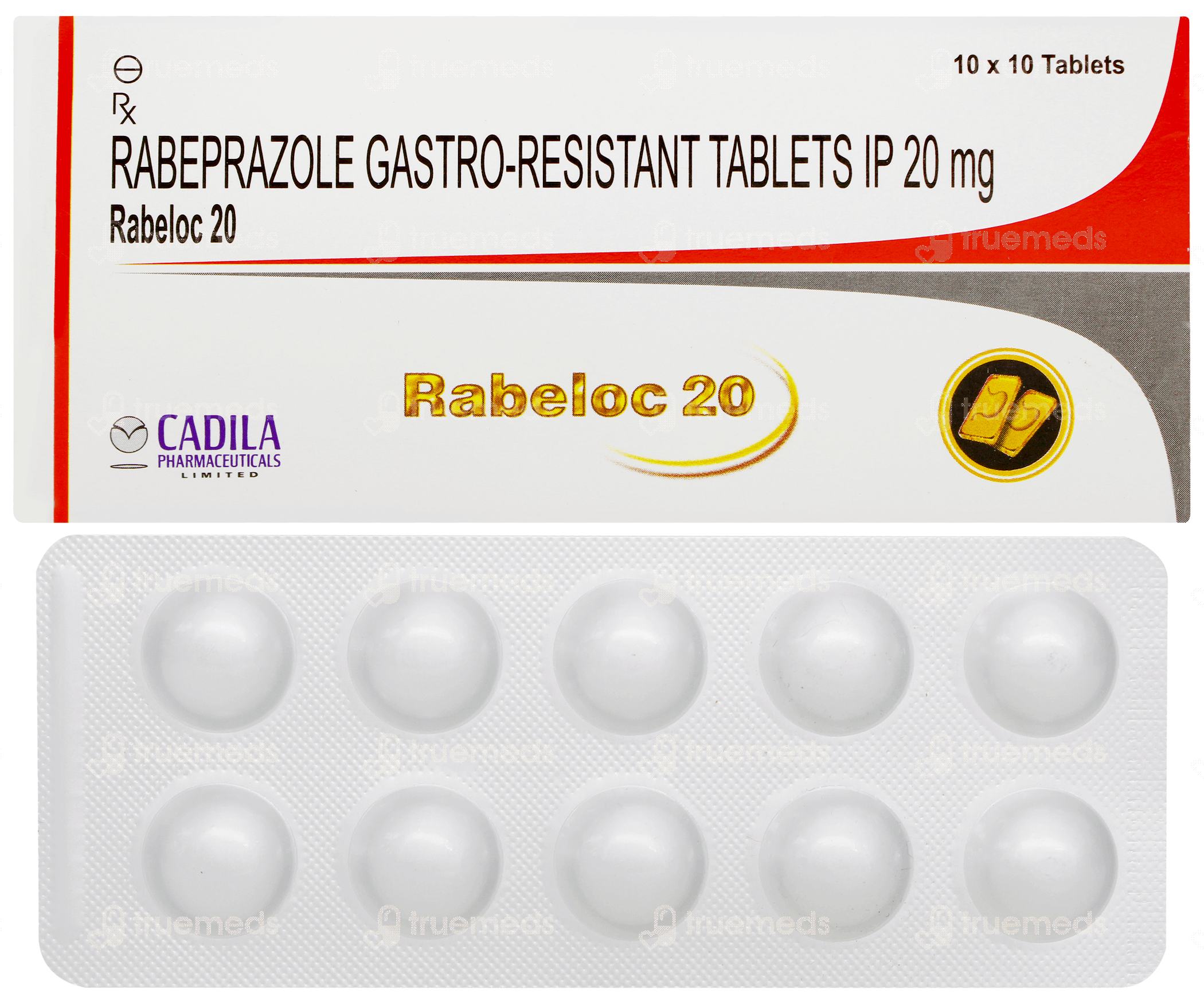 Rabeloc 20 Tablet 10: Uses, Side Effects, Price & Substitutes