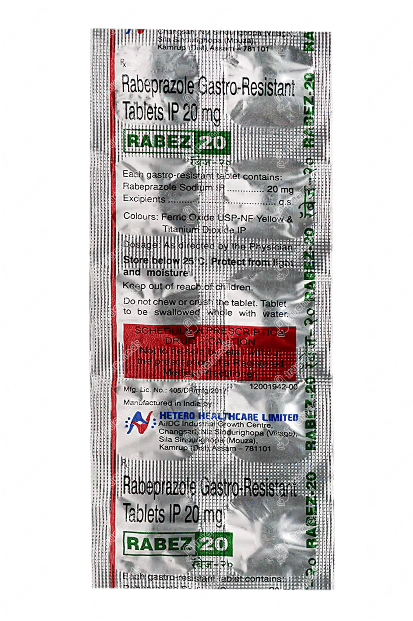 Rabez 20 Tablet 10: Uses, Side Effects, Price & Substitutes